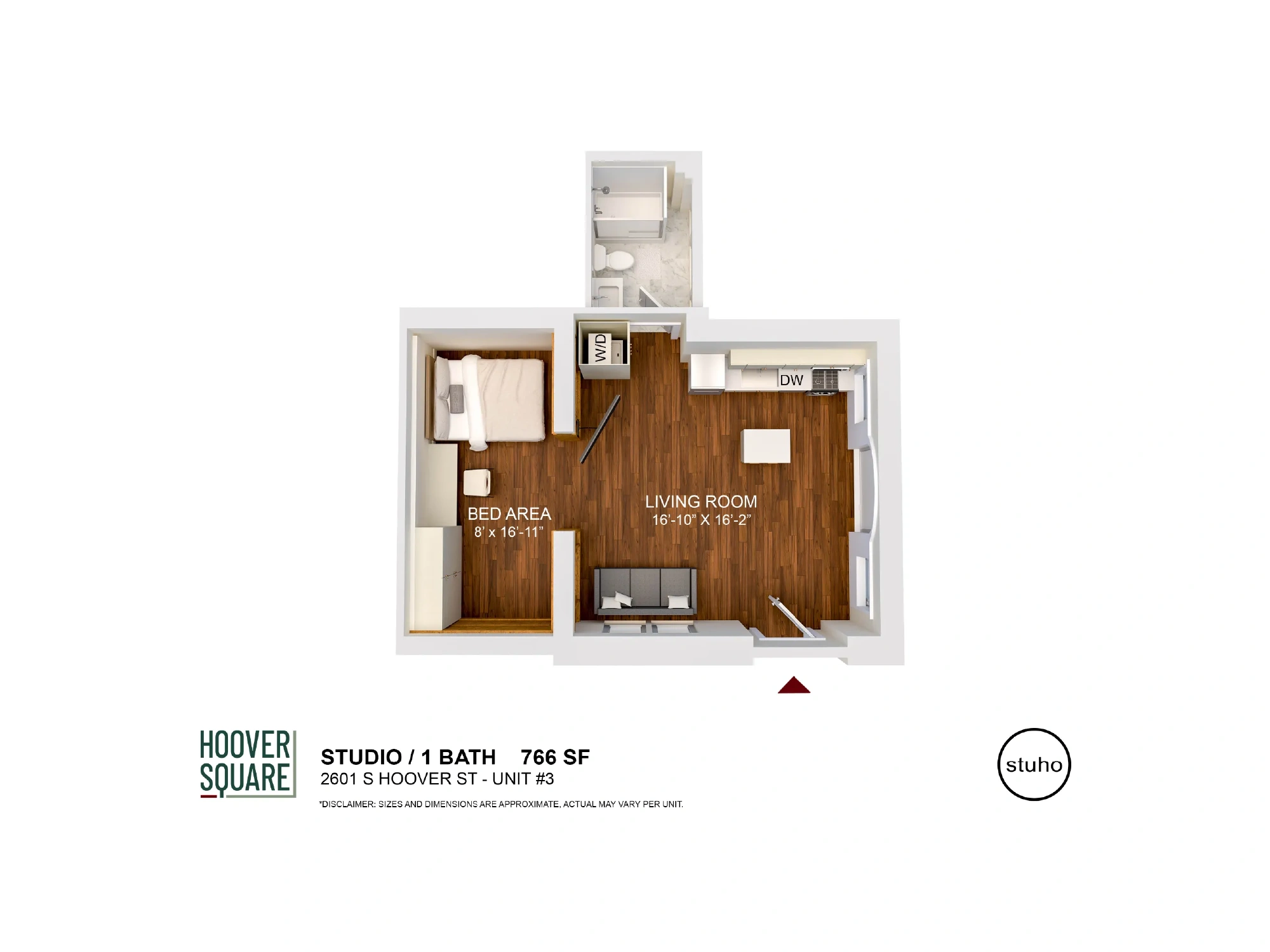 Floor Plans | Hoover Square Apartments & Townhomes Near USC